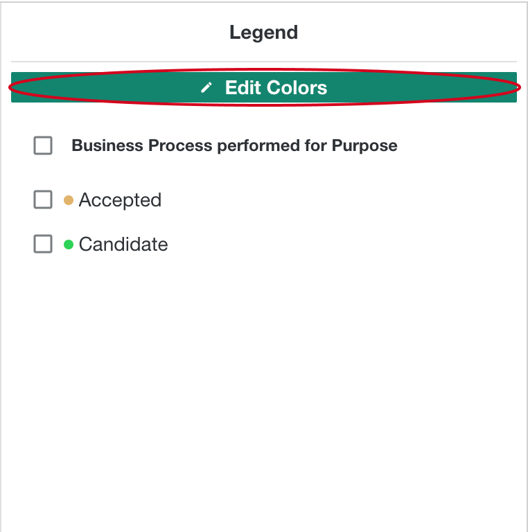 Edit legend colors