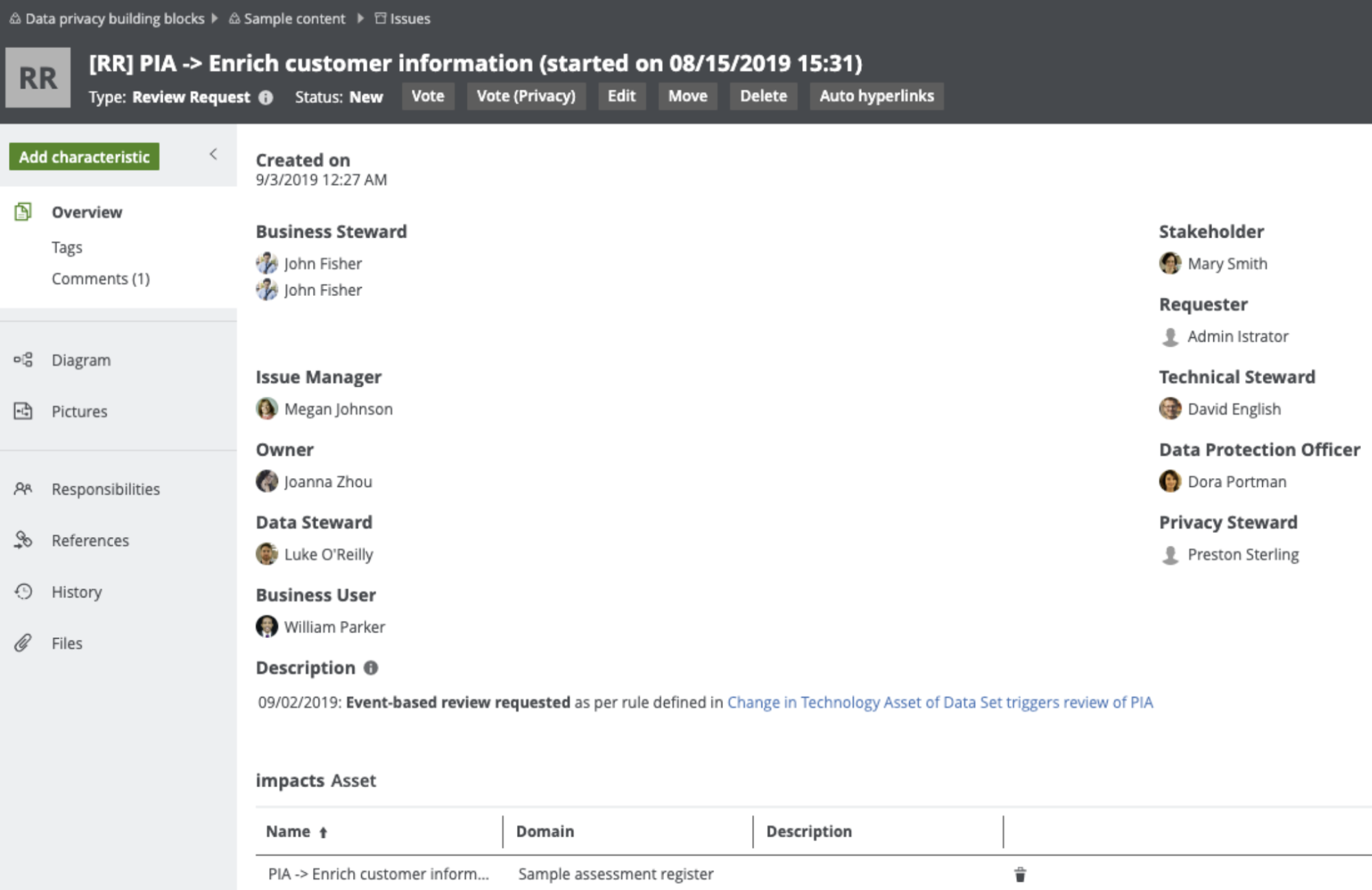 Scenarios for using Protect